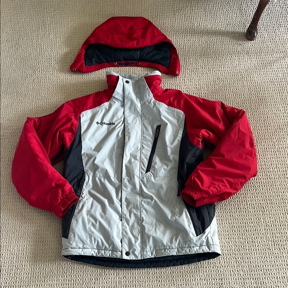 Columbia | Jackets & Coats | Columbia Mens Red And Gray Jacket | Poshmark